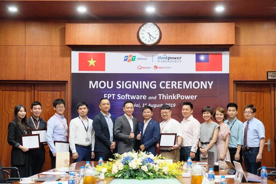 FPTソフトウェア ThinkPowerとの提携を行い、akaChain™、akaBot™ を台湾で販売開始 | FPTジャパンホールディングス